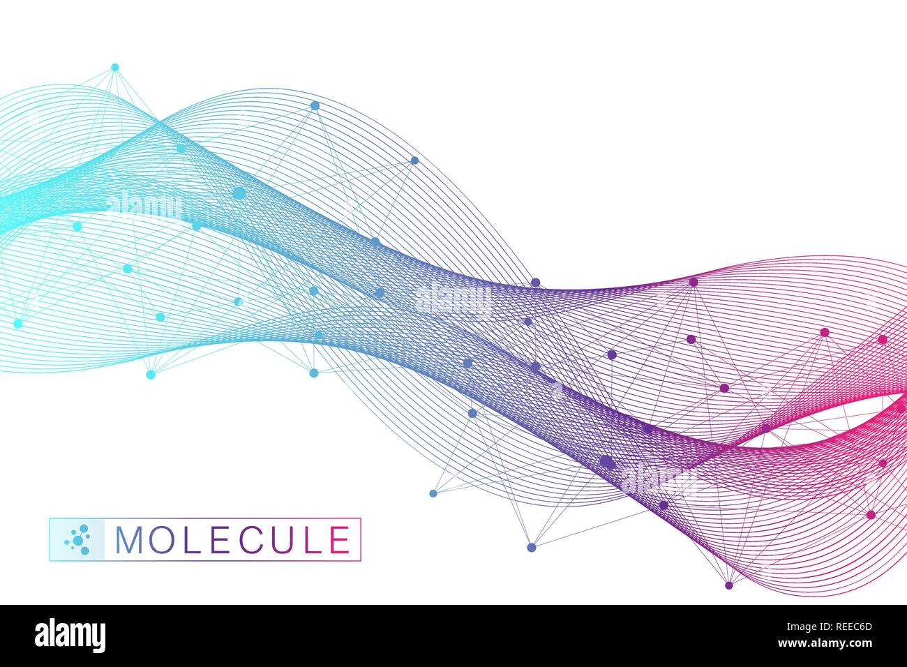 Scientific vector illustration genetic engineering and gene ...