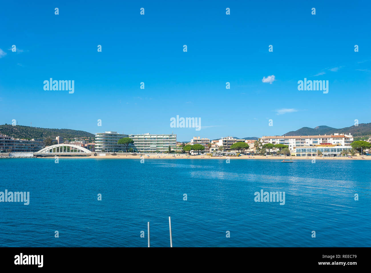 Cityscape, Sainte-Maxime, Var, Provence-Alpes-Cote d`Azur, France ...