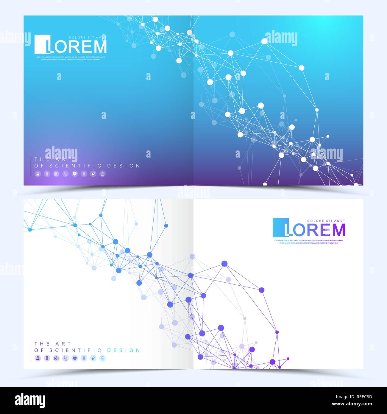 Modern vector templates for square cover brochure, flyer, catalog ...