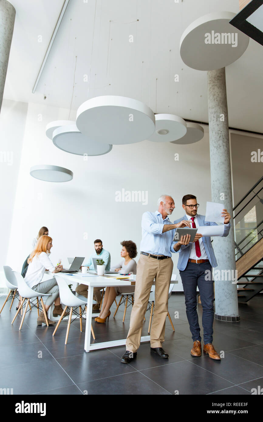 Two successful businessmen hi-res stock photography and images - Alamy