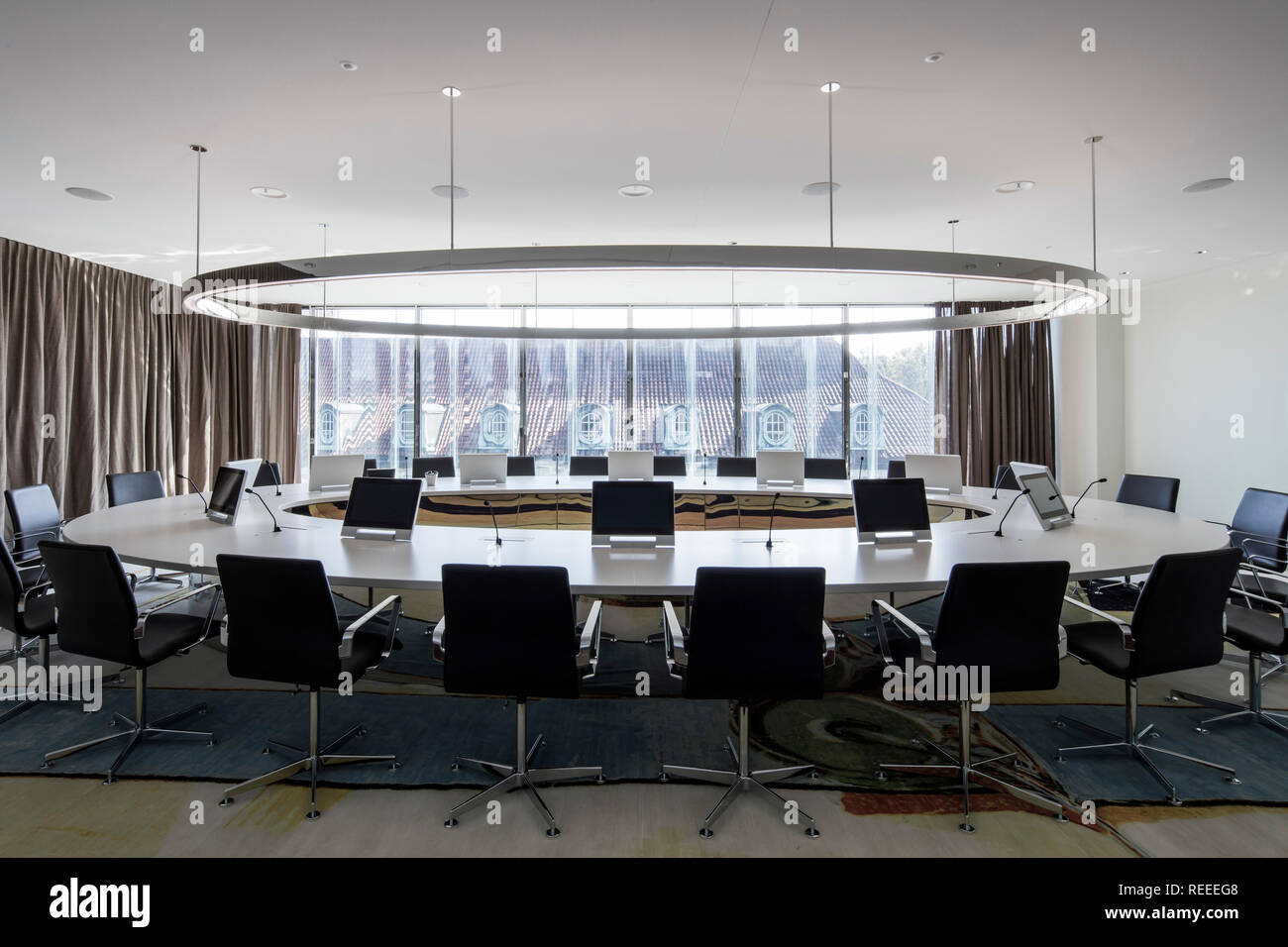 Conference room. Swiss Re Office headquarters, Zurich, Switzerland ...
