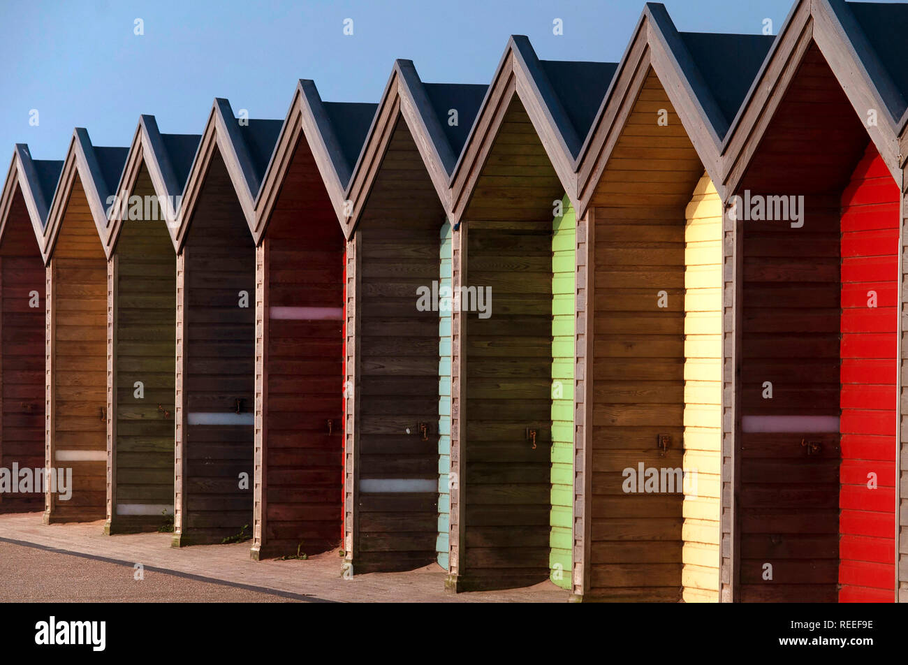 Blyth beach hut hi-res stock photography and images - Alamy