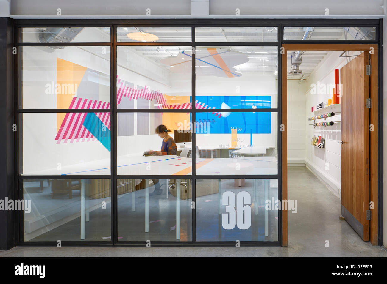 View into temporary gallery. HARU Gallery, London, United Kingdom ...