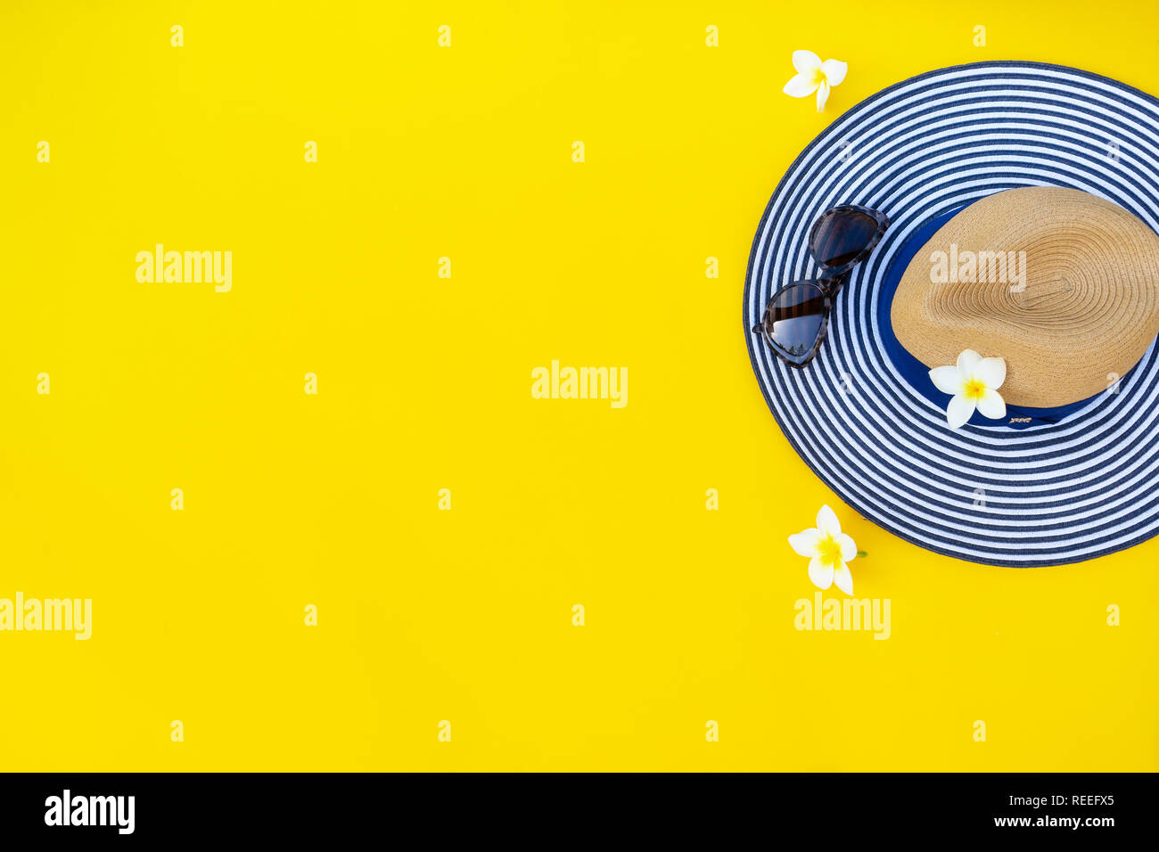 Summer flat lay scenery Stock Photo - Alamy