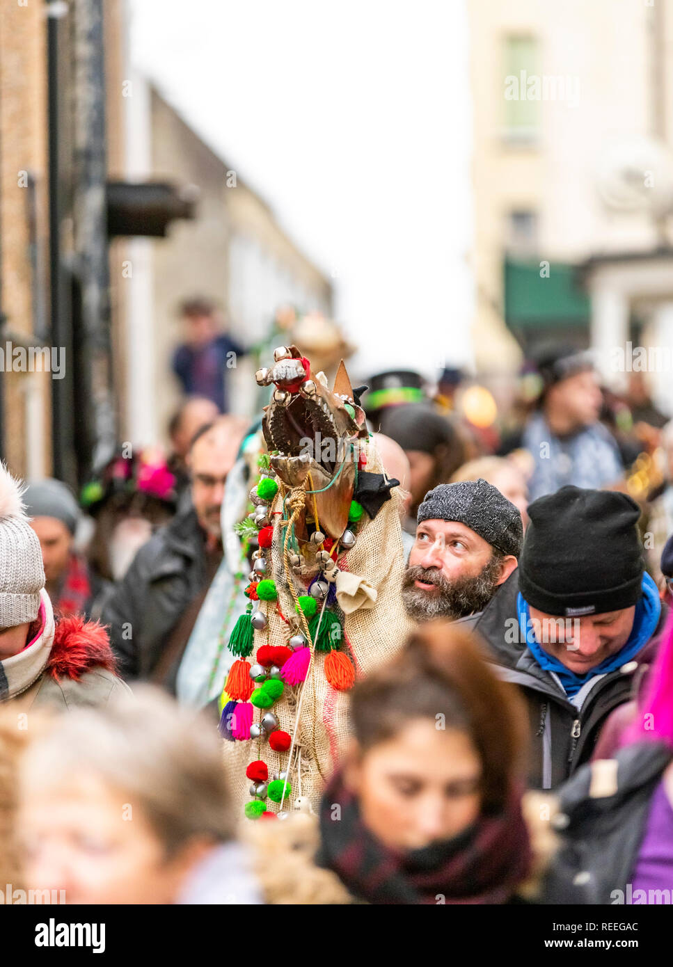 Mari lwyd wales hi-res stock photography and images - Alamy