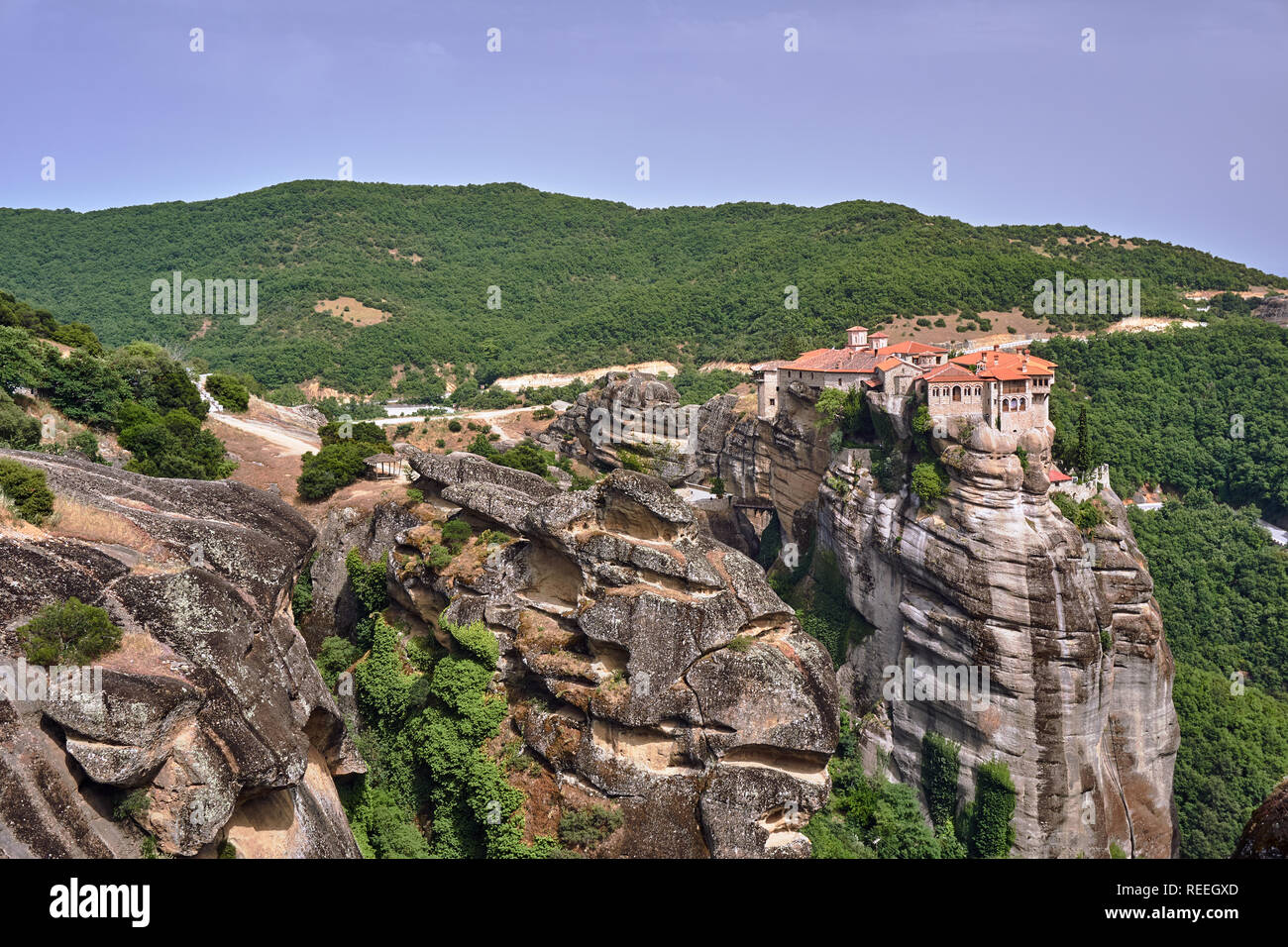 Monastery on top rock hi-res stock photography and images - Alamy