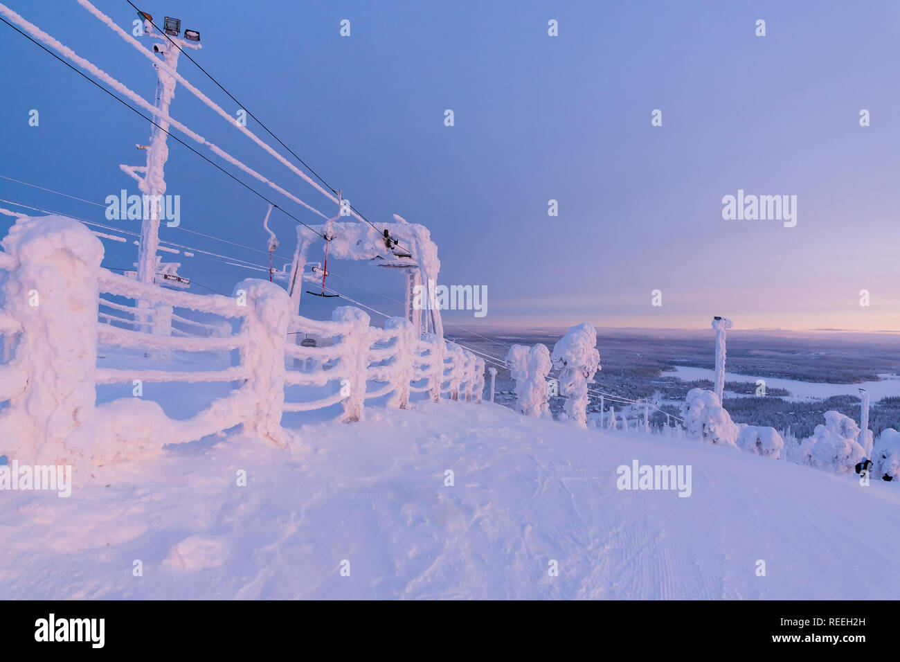 Ruka finland ski resort hi-res stock photography and images - Alamy