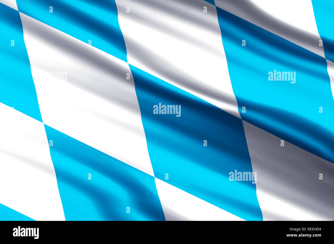Bavaria waving and closeup flag illustration. Perfect for background or ...