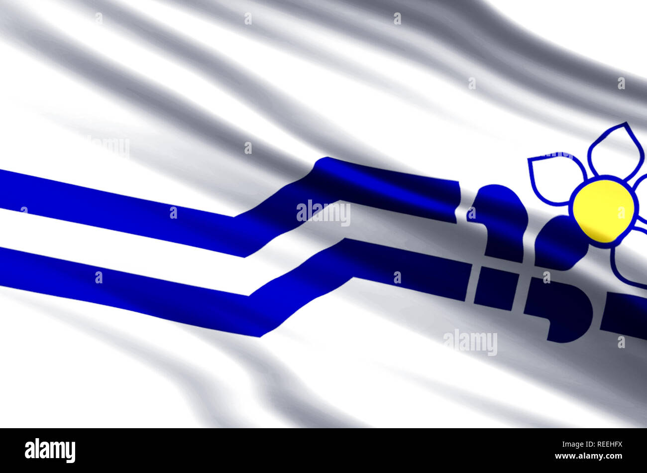 Franco-Colombiens waving and closeup flag illustration. Perfect for ...