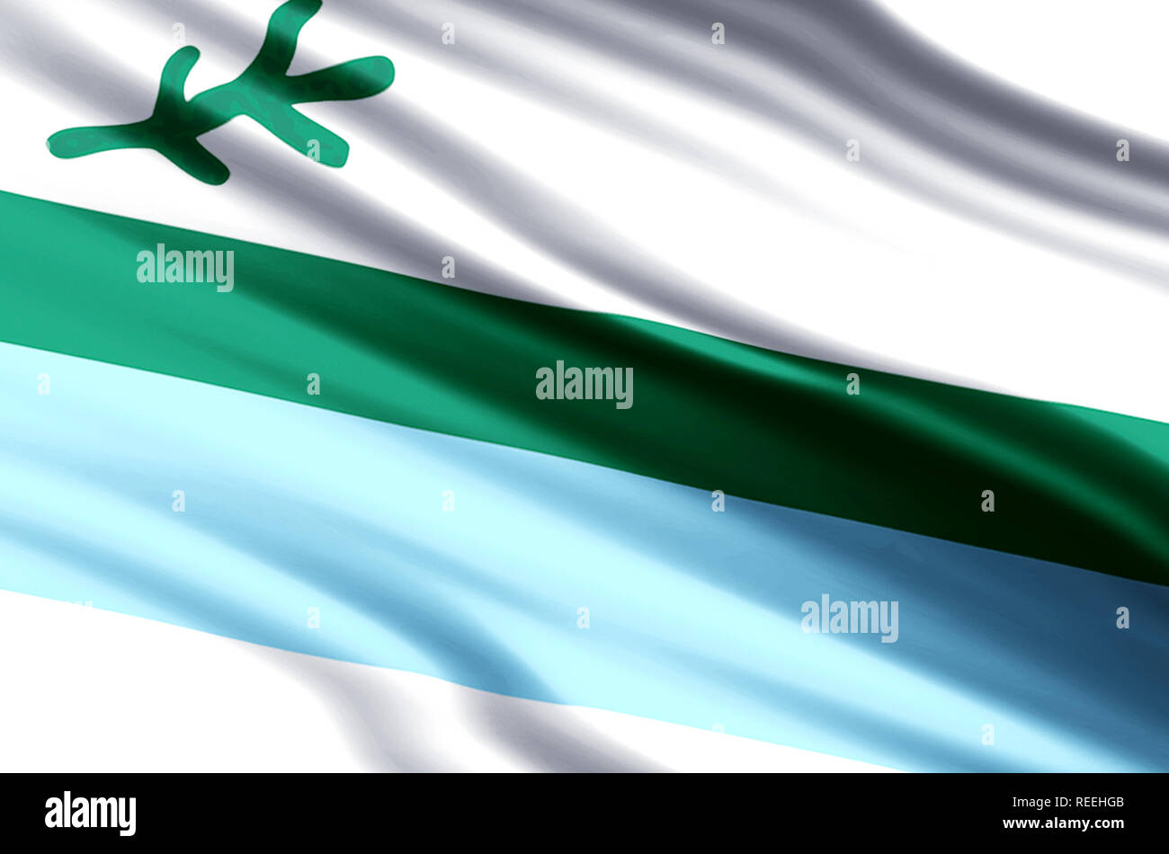 Labrador waving and closeup flag illustration. Perfect for background ...