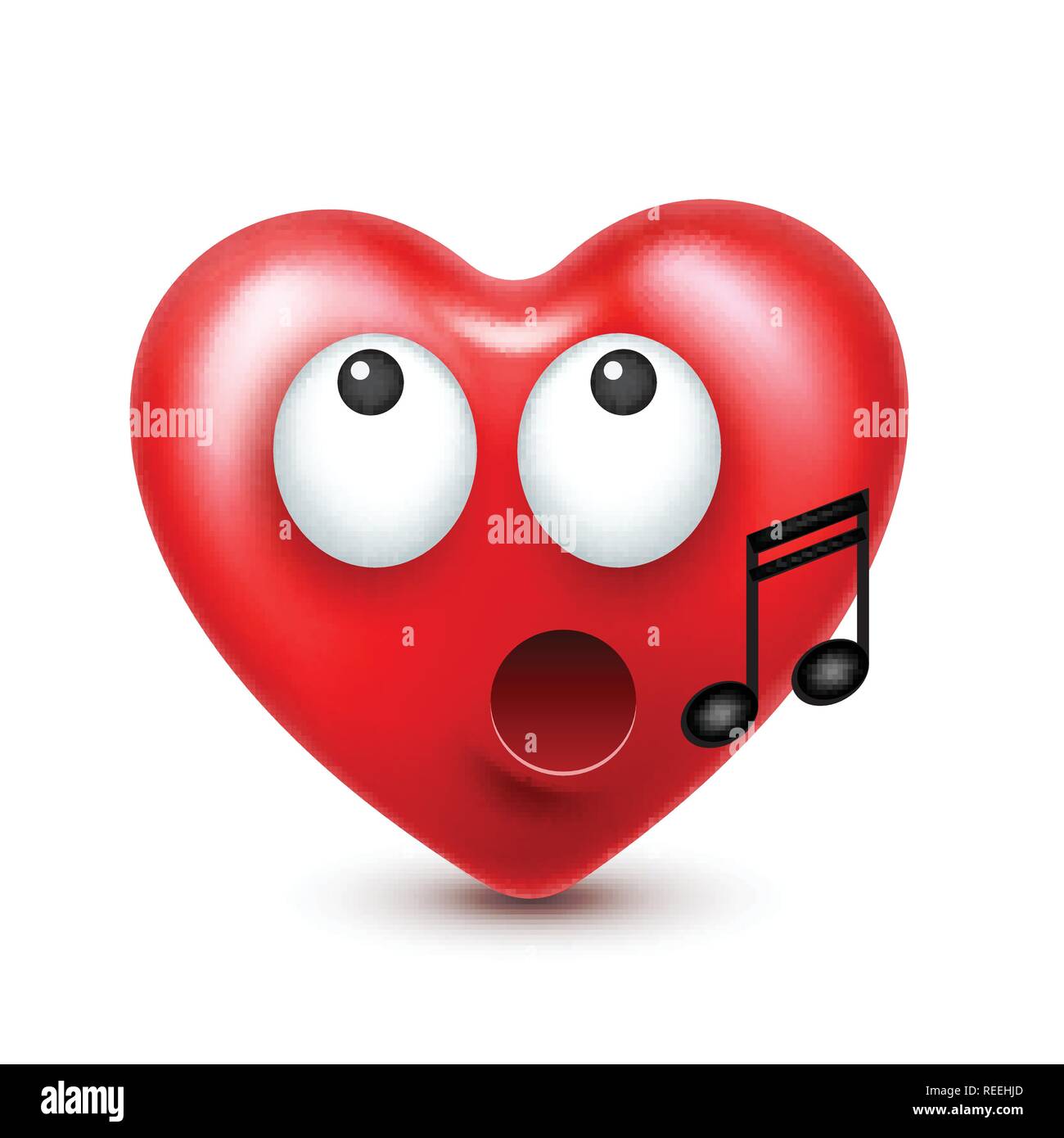 Heart And Music Notes Emoji