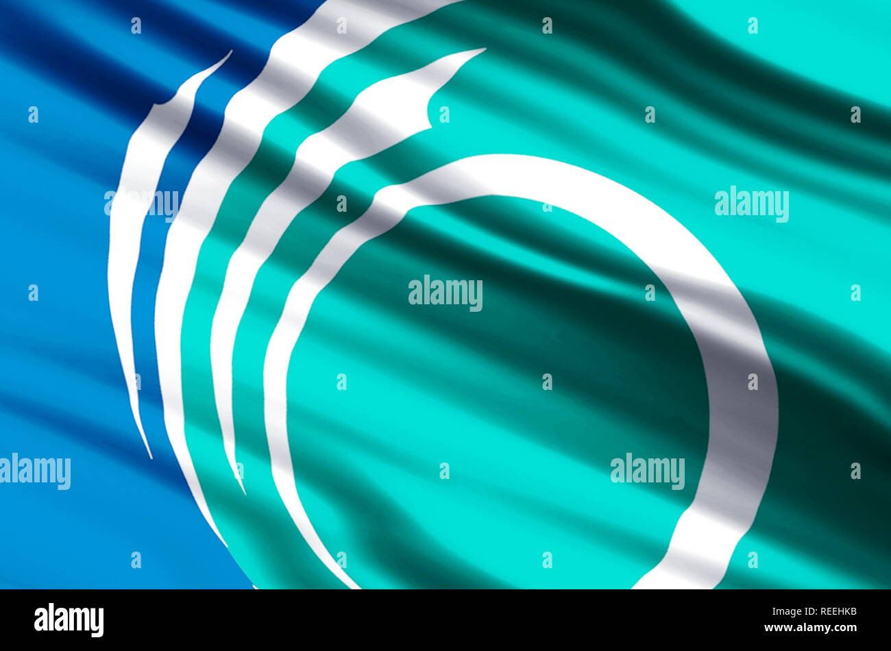 Ottawa Ontario waving and closeup flag illustration. Perfect for ...