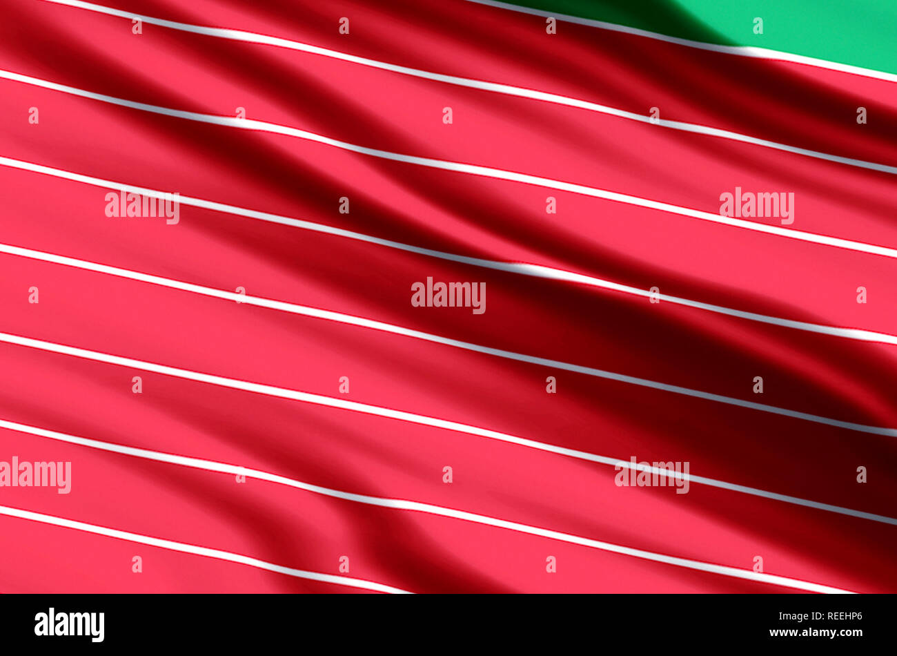 Zamora waving and closeup flag illustration. Perfect for background or ...
