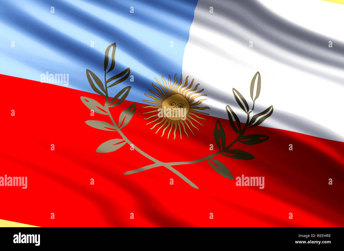 Catamarca waving and closeup flag illustration. Perfect for background ...