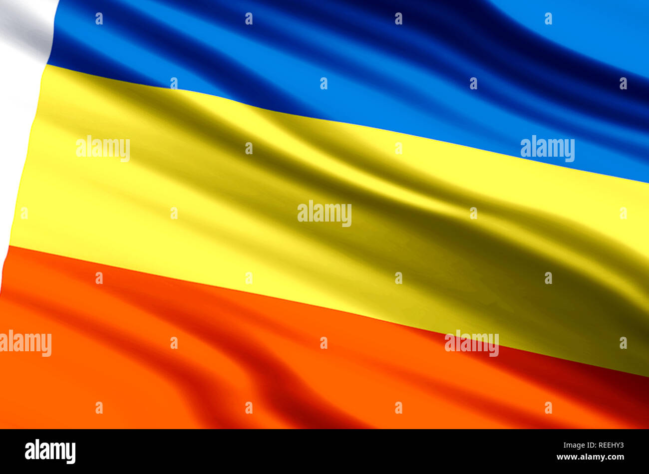 Rostov waving and closeup flag illustration. Perfect for background or ...