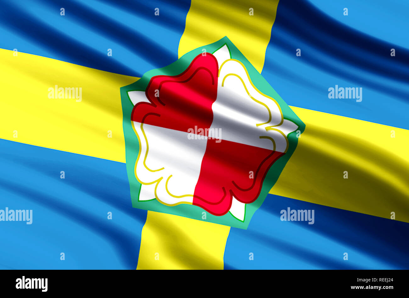 Pembrokeshire waving and closeup flag illustration. Perfect for ...