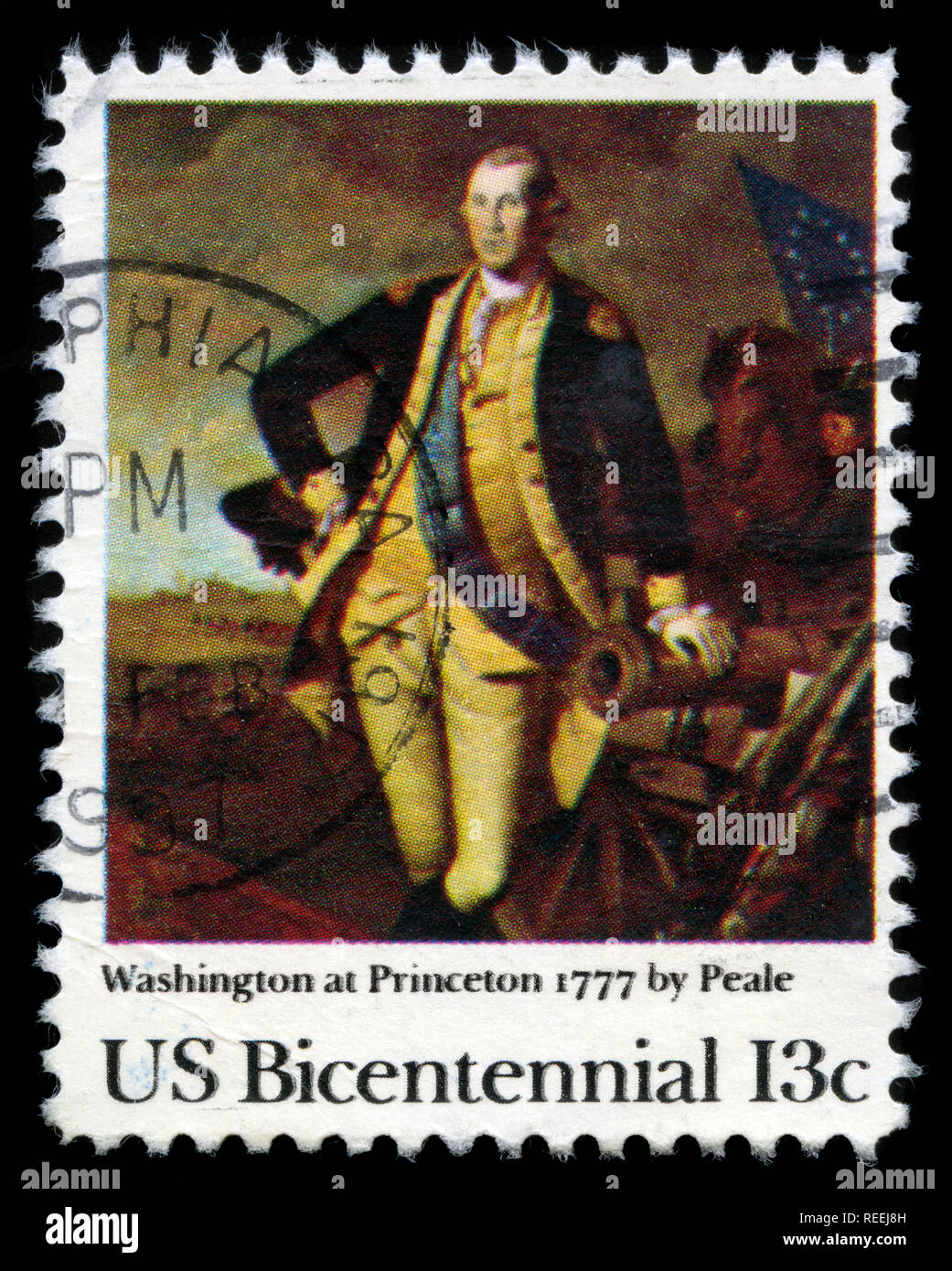 Postage stamp from United States of America (USA) in the American ...