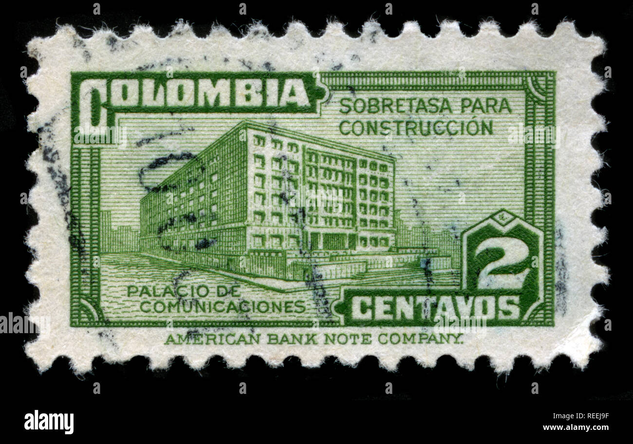 Colombia Postage Stamp High Resolution Stock Photography and Images - Alamy