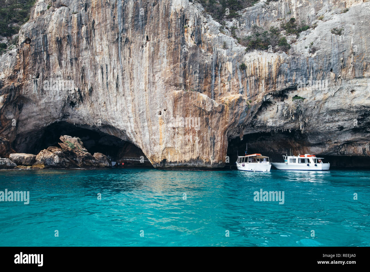 Blue grotto sea caves hi-res stock photography and images - Alamy