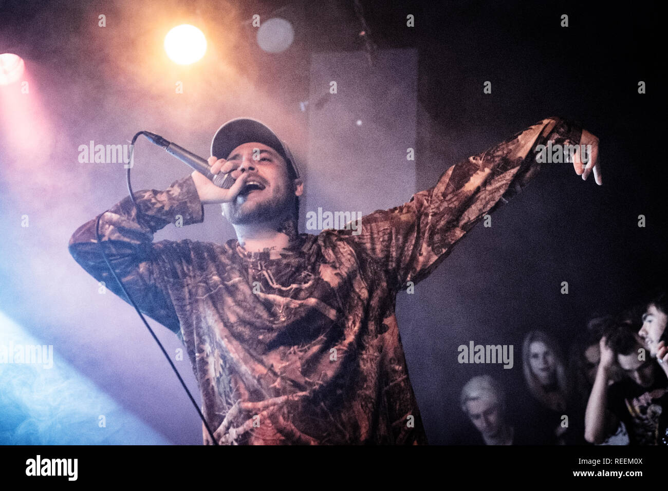 Denmark, Copenhagen - January 20, 2019. The Canadian rapper and ...