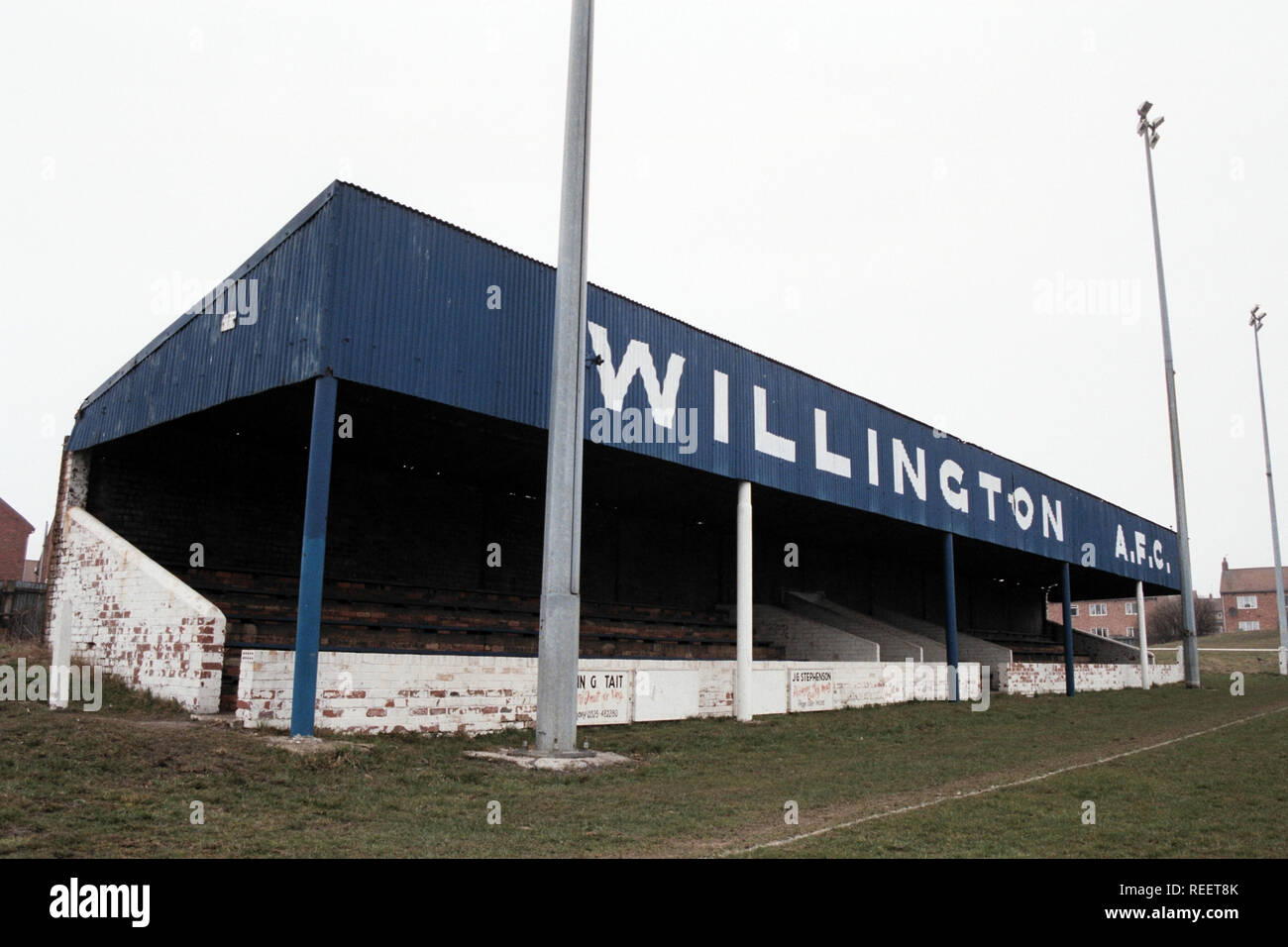 General view of Willington AFC Football Ground, Hall Lane, Williington ...