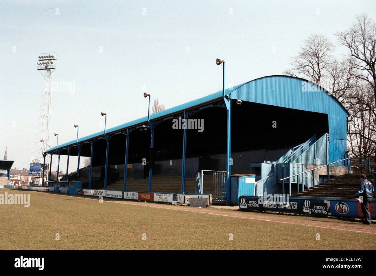 General view of Darlington FC Football Ground, Feethams, Victoria ...