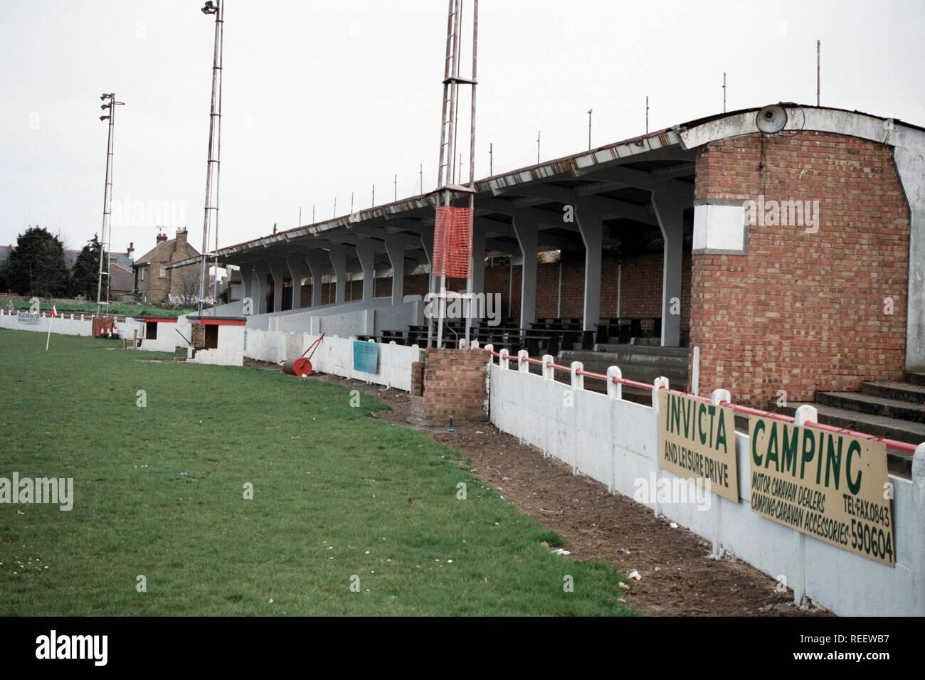 General view of Ramsgate FC Football Ground, Southwood Stadium, Prices ...