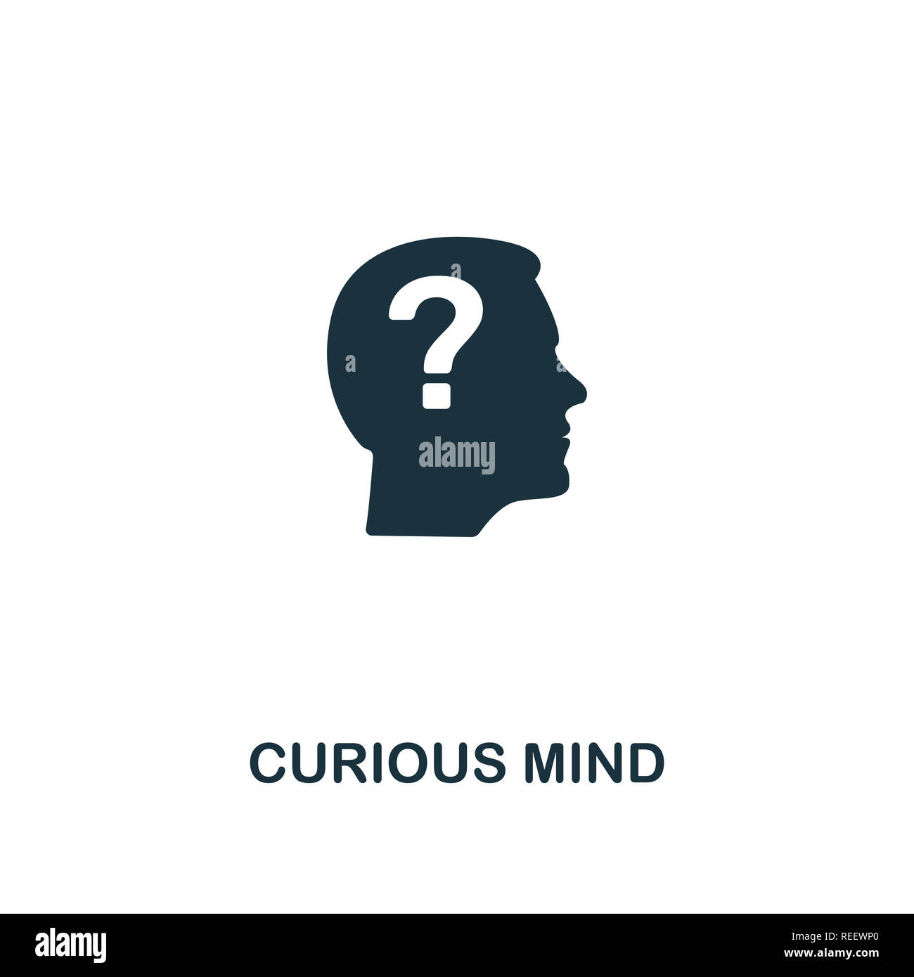 Question mark face silhouette hi-res stock photography and images - Alamy