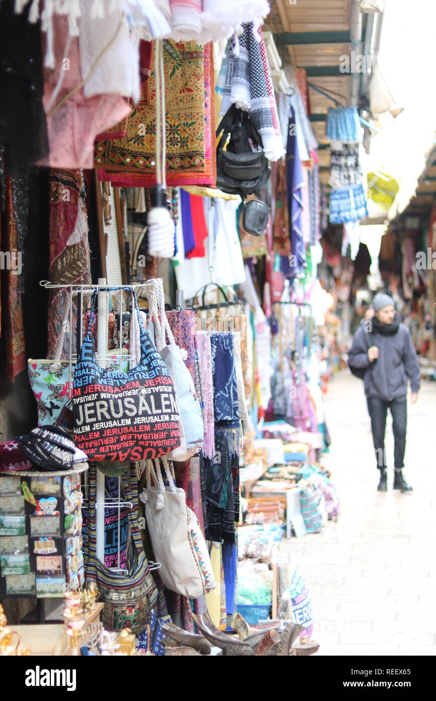 Jerusalem market souvenirs hi-res stock photography and images - Alamy