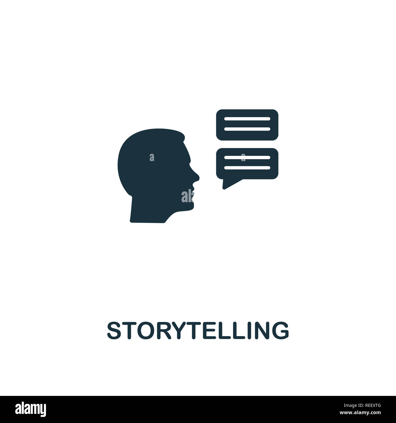 Storytelling icon. Premium style design from influencer collection ...