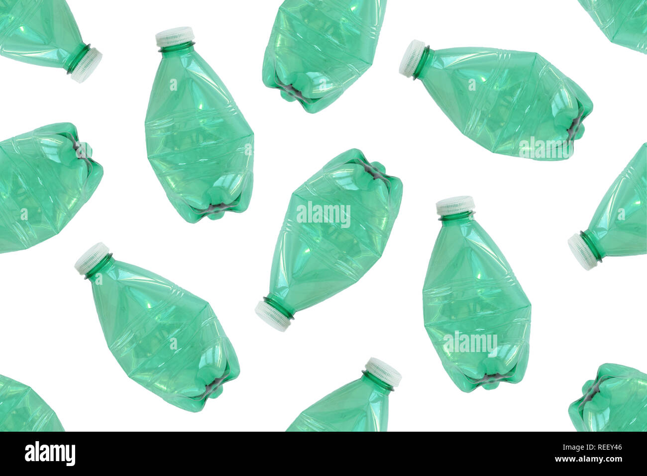 Seamless plastic bottles pattern Stock Photo - Alamy