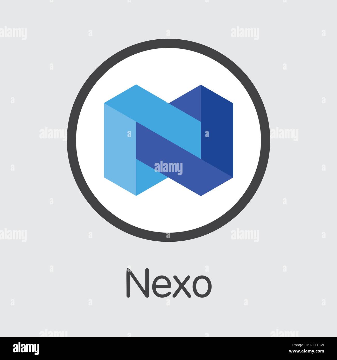 NEXO - Nexo. The Market Logo of Money or Market Emblem Stock Vector ...