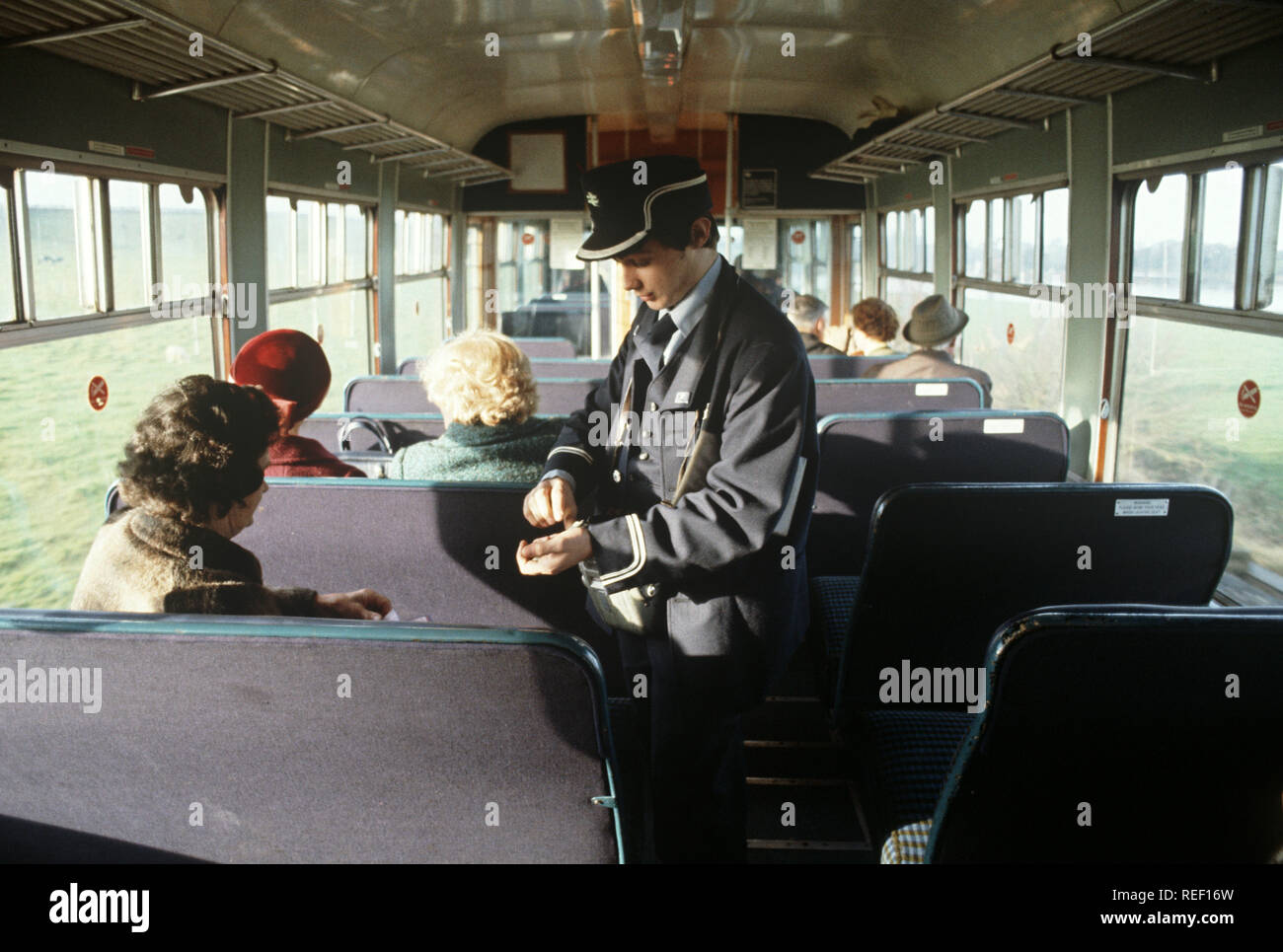 Railway ticket collector hi-res stock photography and images - Alamy