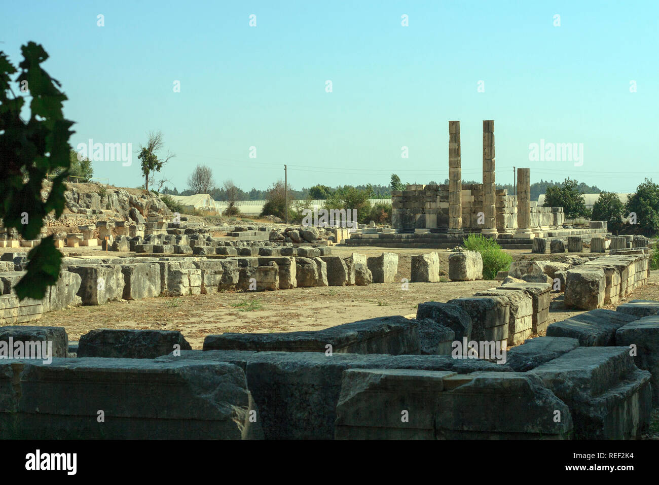 The ruins of ancient Roman Stock Photo - Alamy