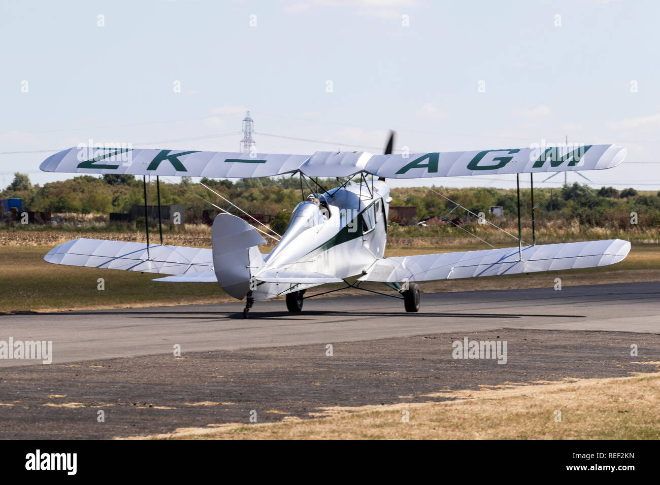 De Havilland DH-83 Fox Moth ZK-AGM (G-CIPJ Stock Photo - Alamy