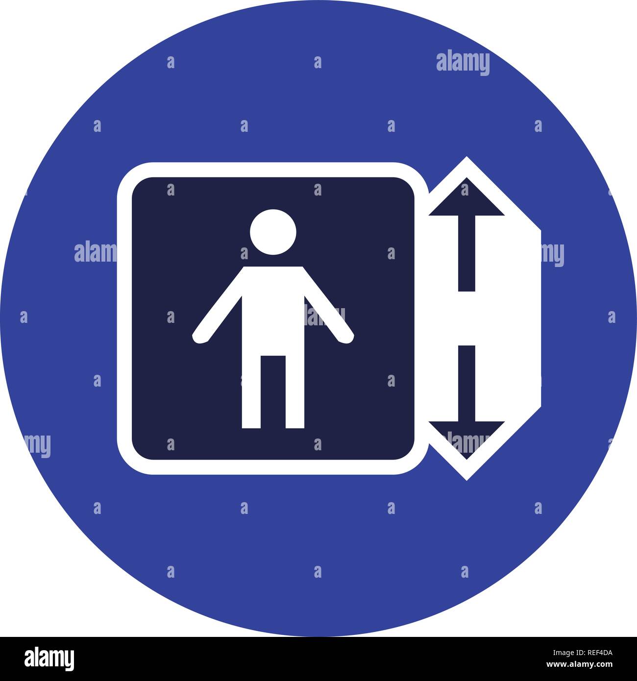 Lift Vector Icon Sign Icon Vector Illustration For Personal And ...
