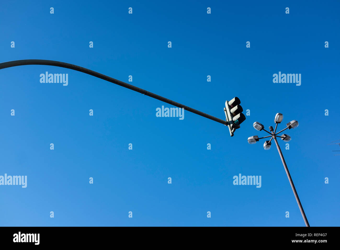 Red blue warning lights on hi-res stock photography and images - Alamy