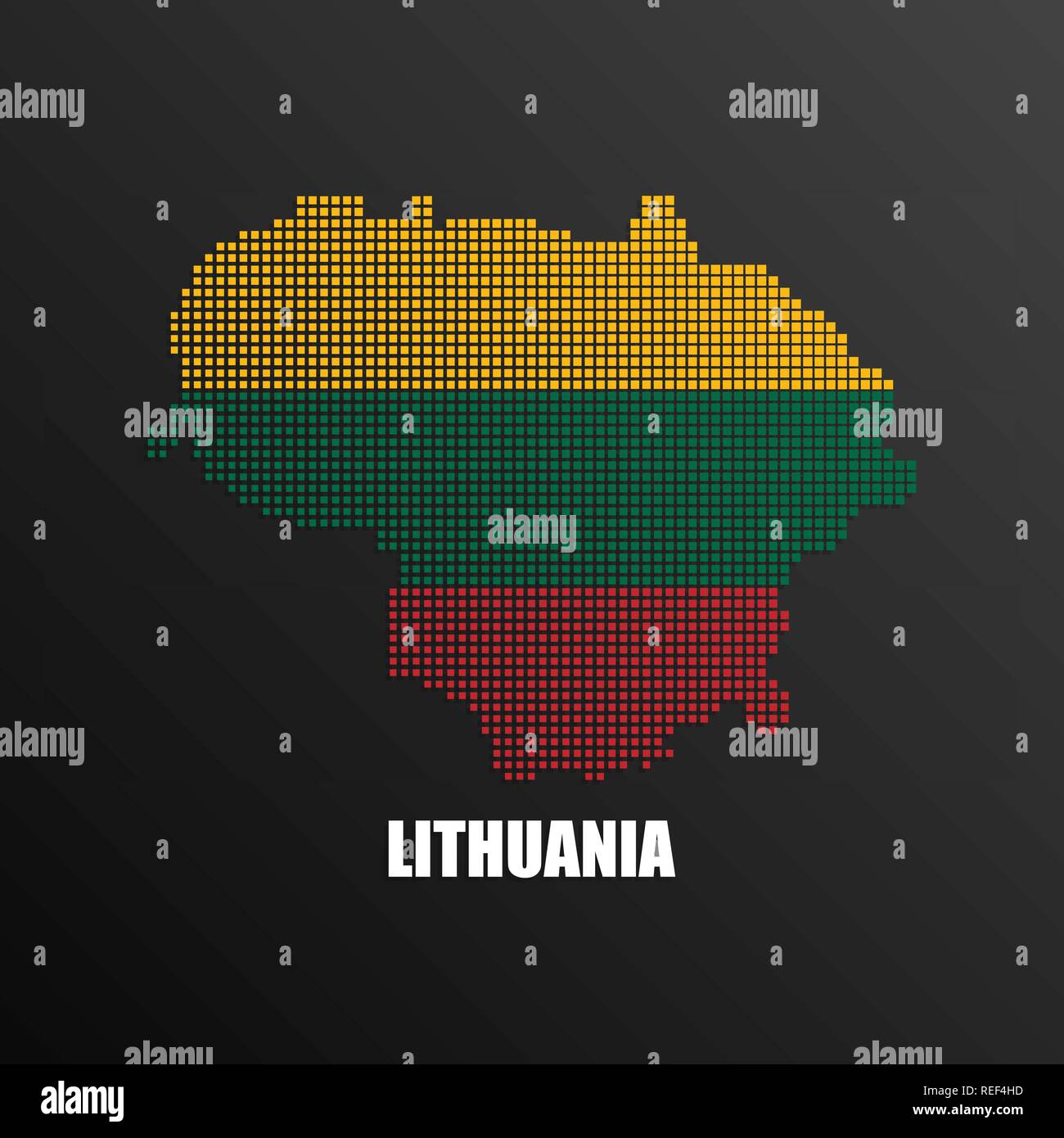 Lithuania mosaic Stock Vector Images - Alamy
