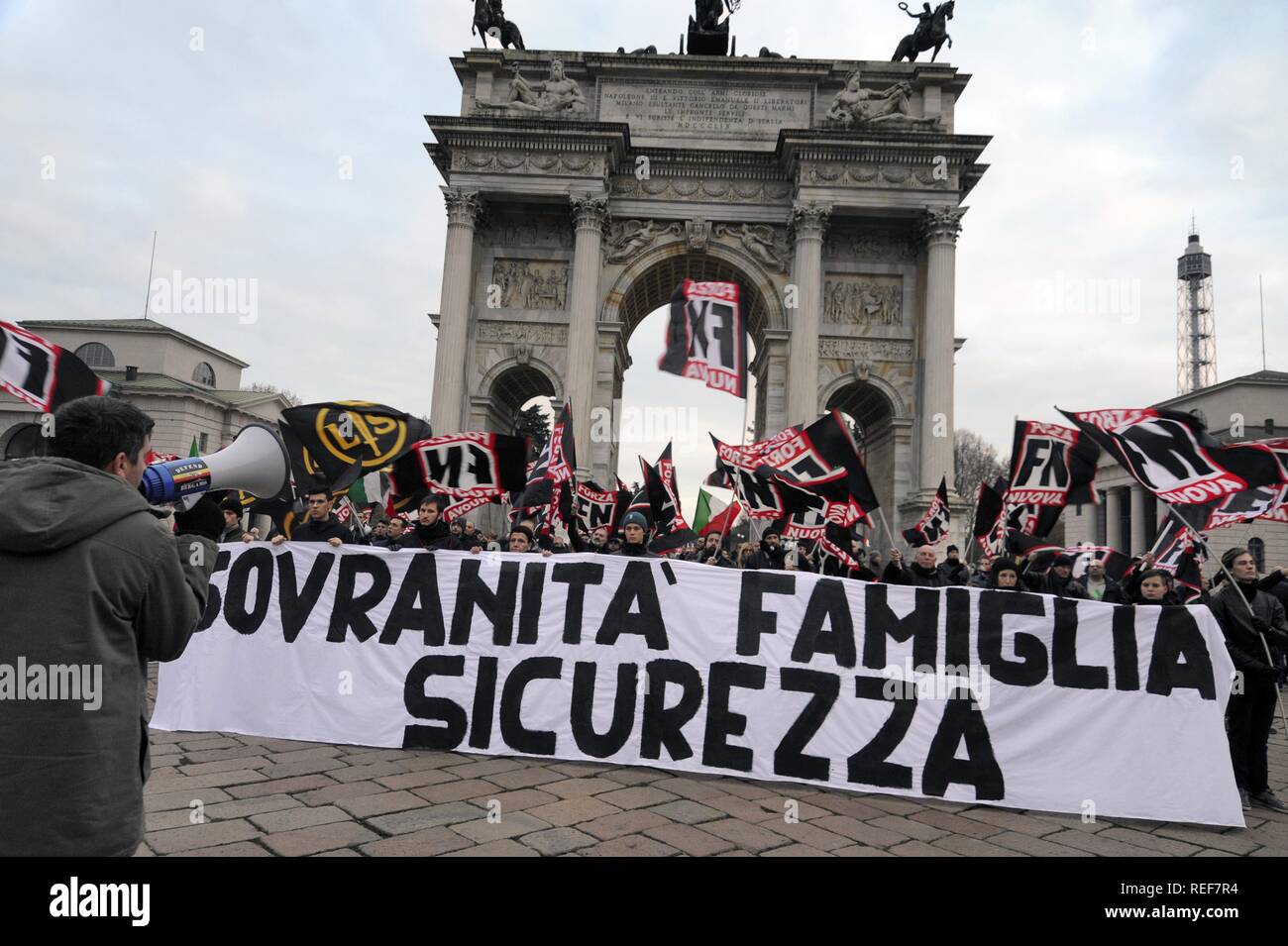 Italian neo fascists hi-res stock photography and images - Alamy