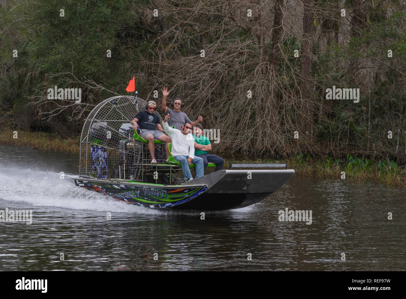 Airboat Ride Florida USA Stock Photo - Alamy