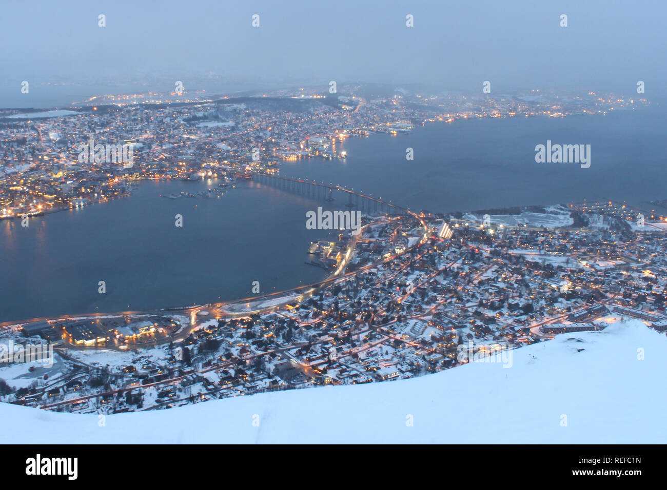 Polar night tromso hi-res stock photography and images - Alamy