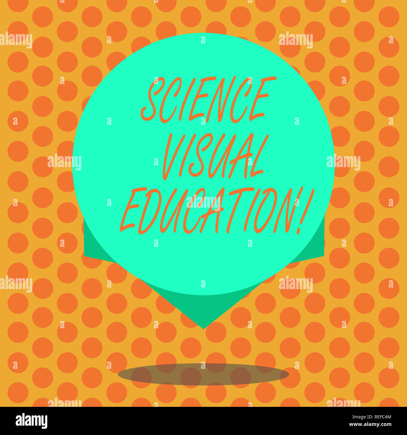 Writing note showing Science Visual Education. Business photo ...