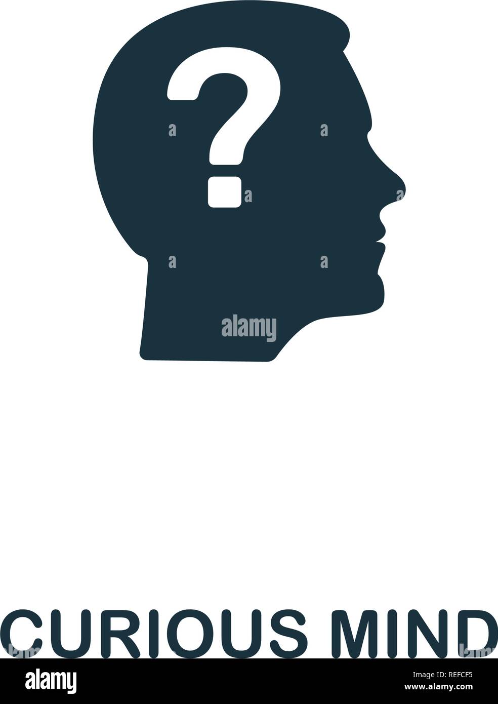 Question mark face silhouette hi-res stock photography and images - Alamy