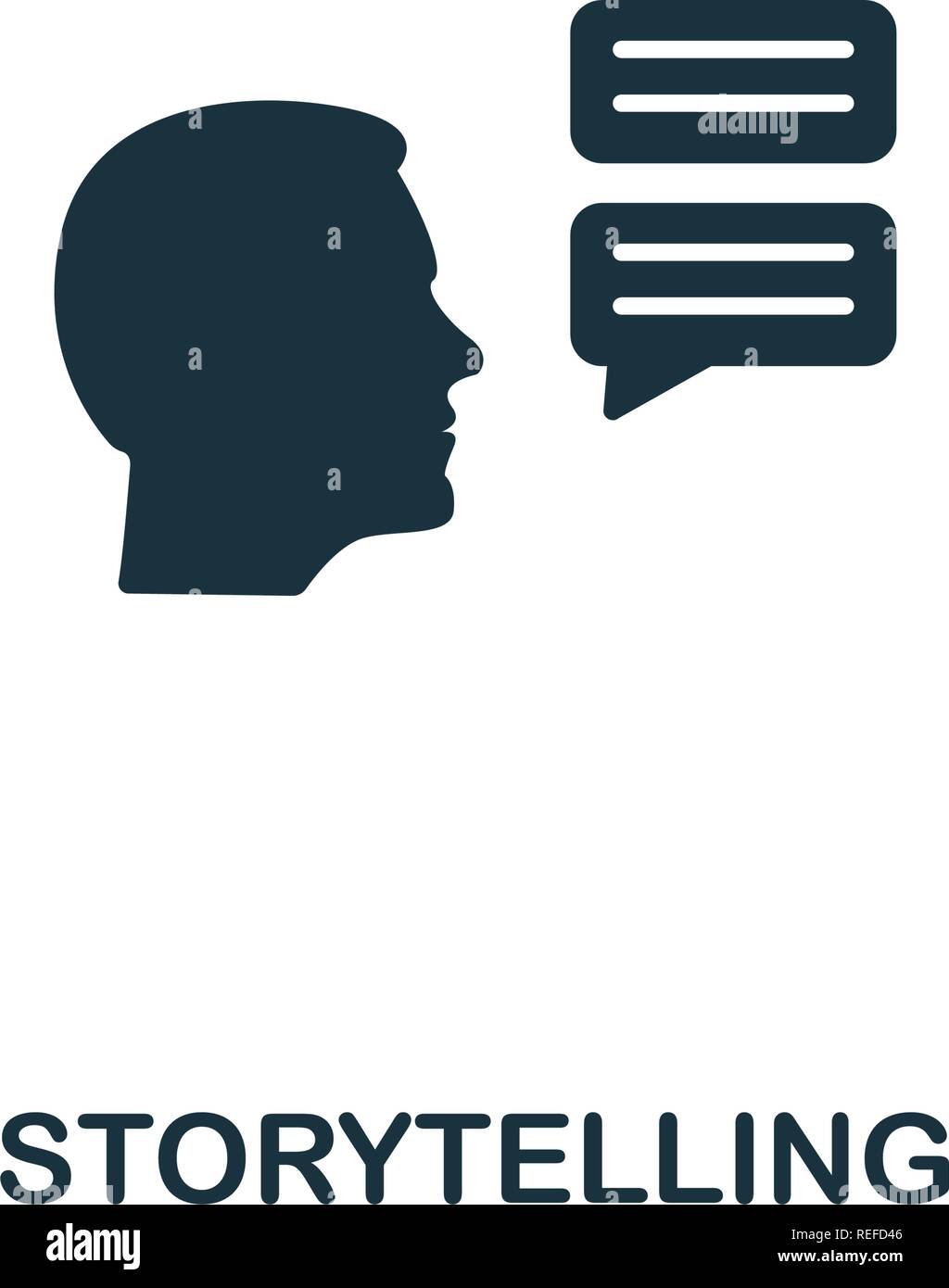 Storytelling Icon Premium Style Design From Influencer Icon Collection Pixel Perfect