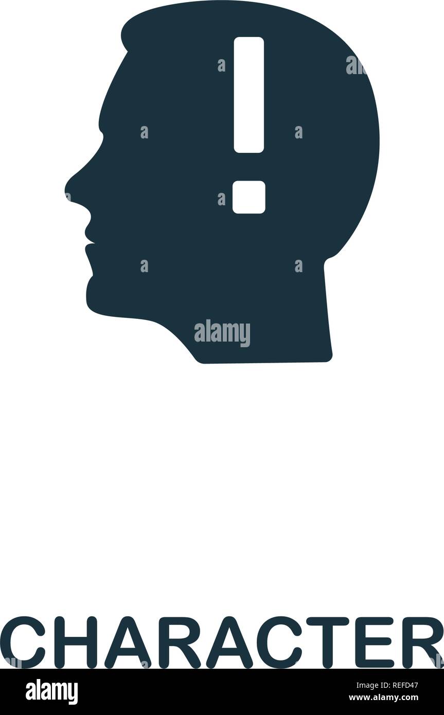 Character icon. Premium style design from influencer icon collection ...