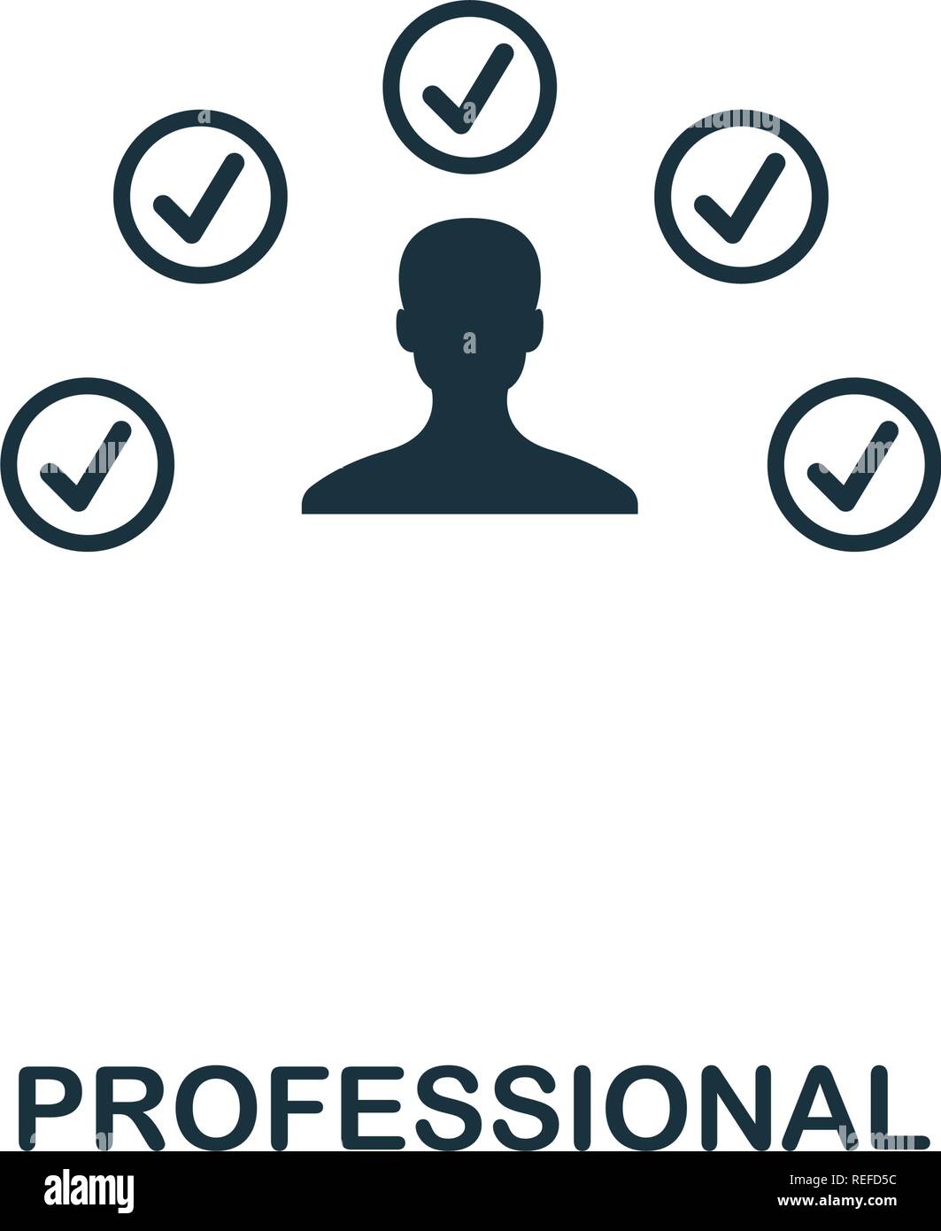 Professional icon. Premium style design from influencer icon collection ...