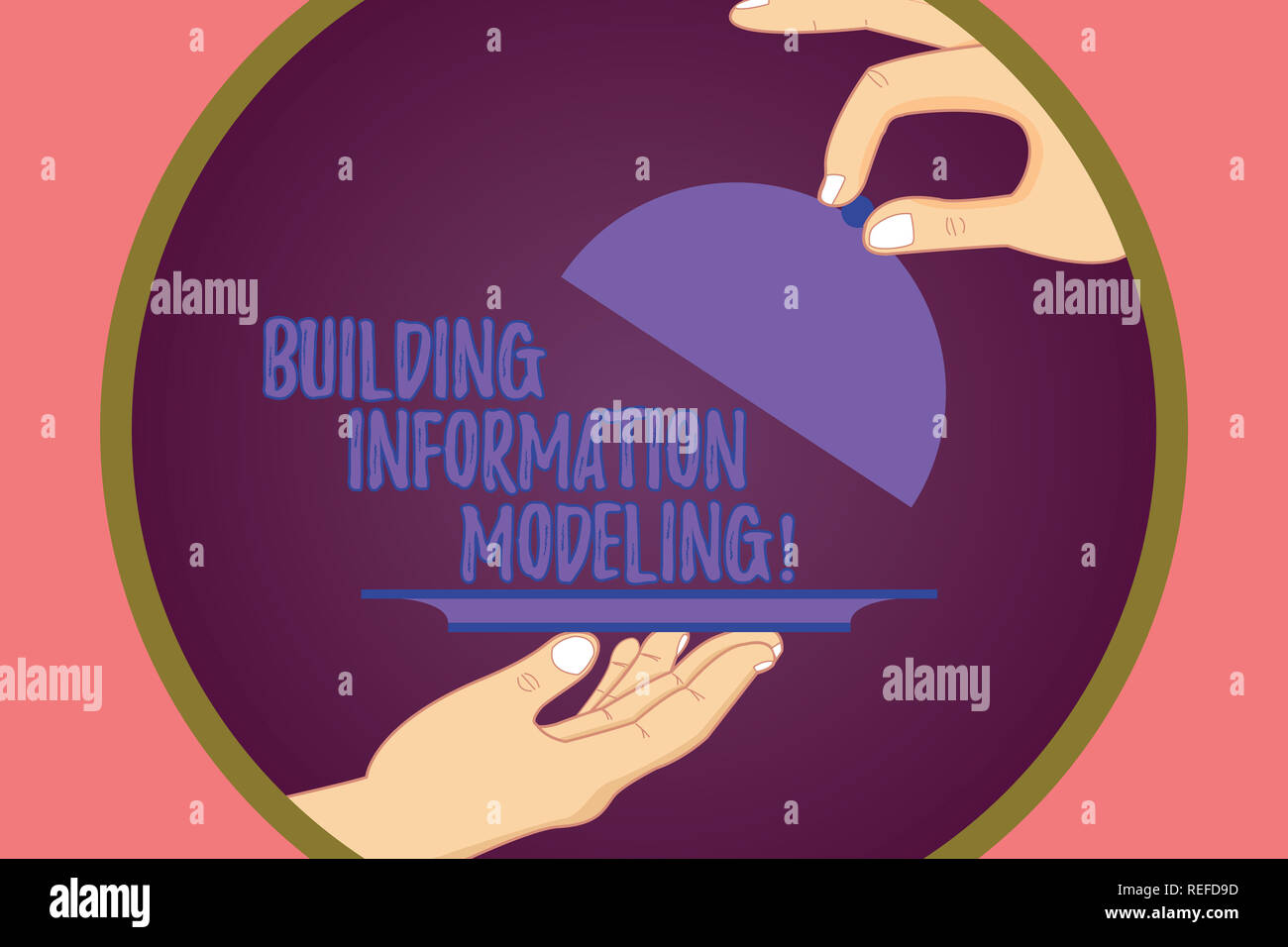 Conceptual hand writing showing Building Information Modeling. Business ...