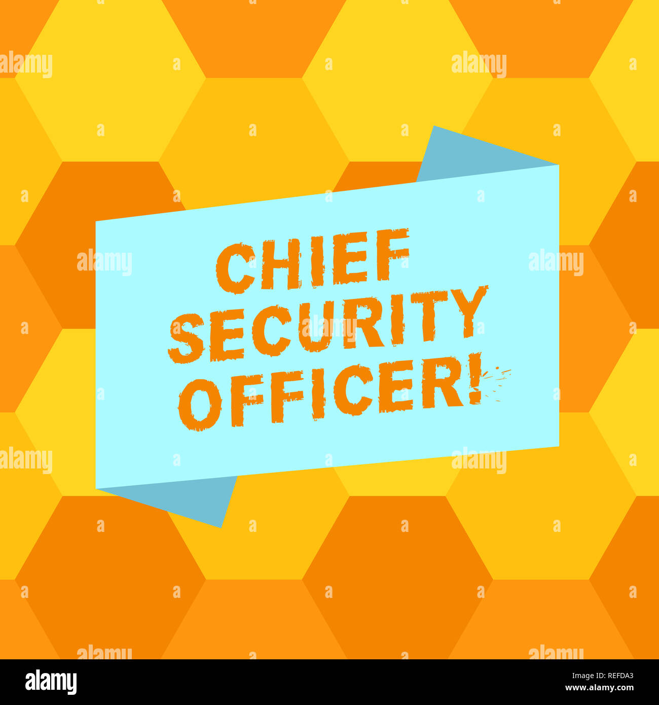 Handwriting text writing Chief Security Officer. Concept meaning ...