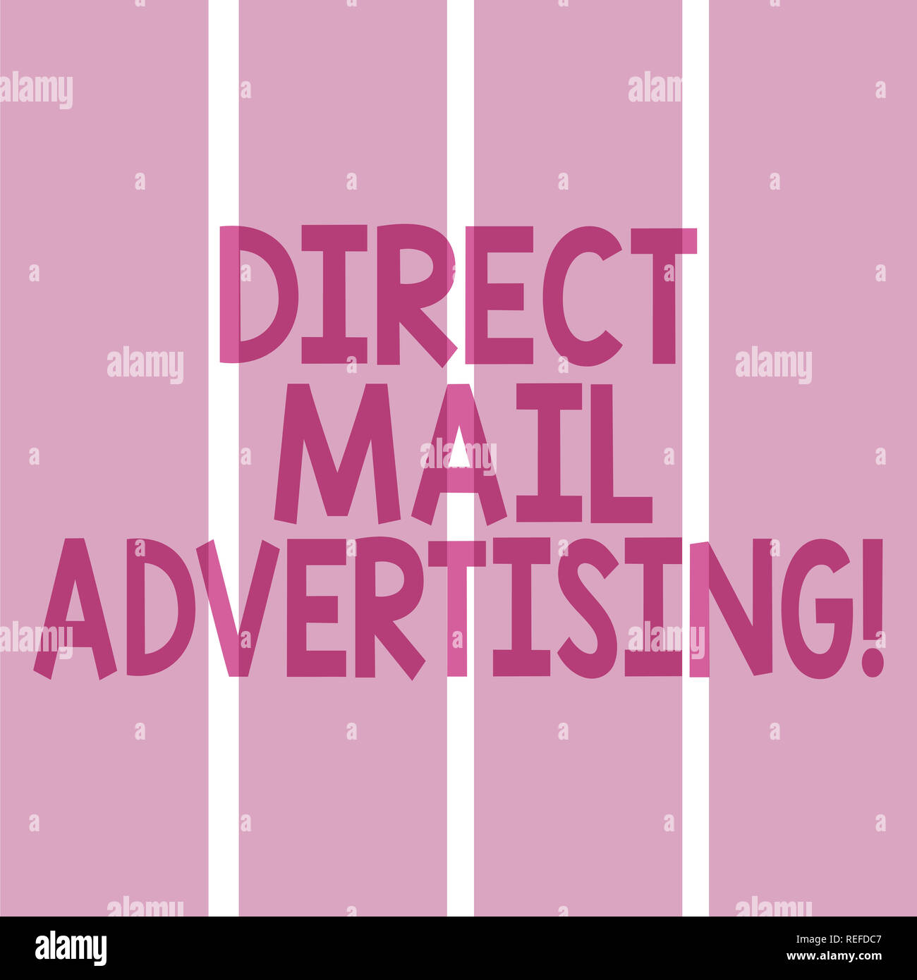 Text sign showing Direct Mail Advertising. Conceptual photo deliver ...