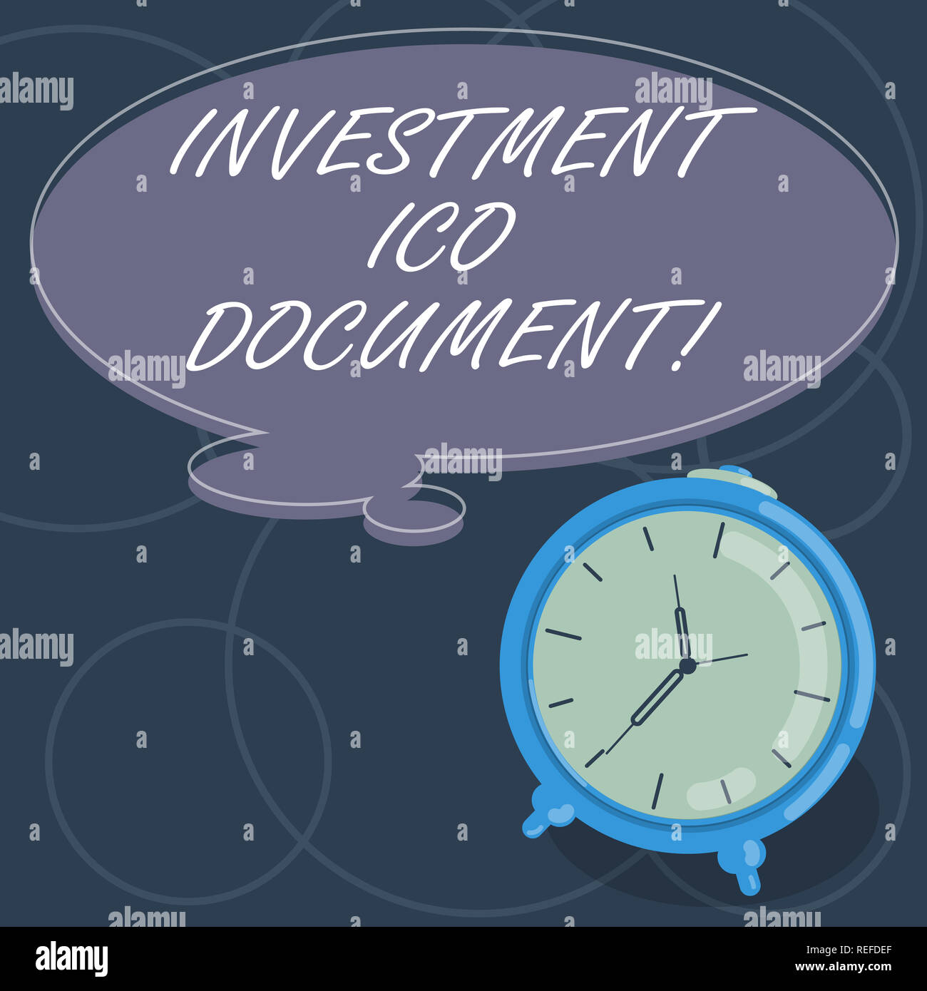 Word writing text Investment Ico Document. Business concept for Files ...